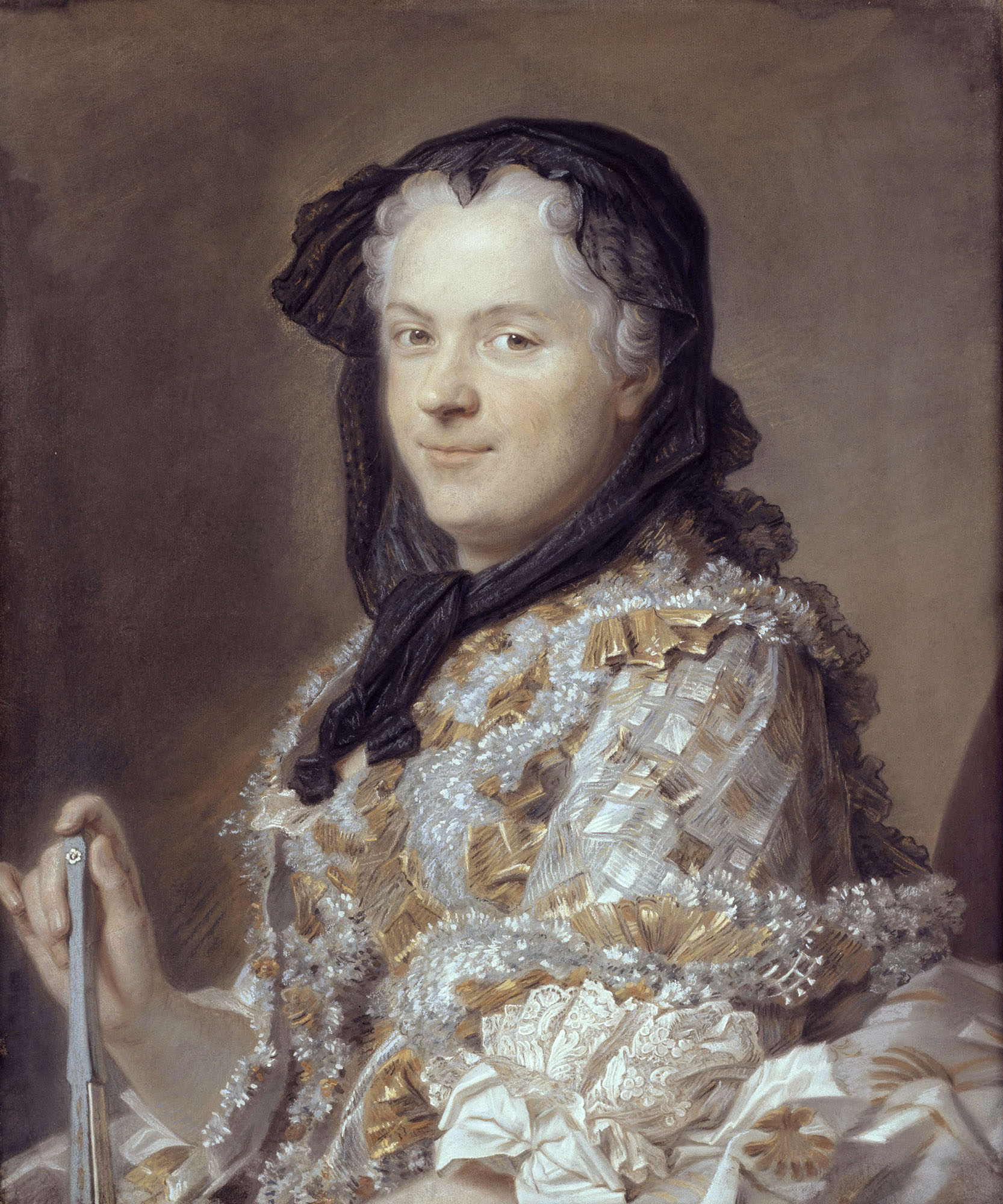 Portrait en pied de la marquise de Pompadour par - œuvre d'art analysée ...