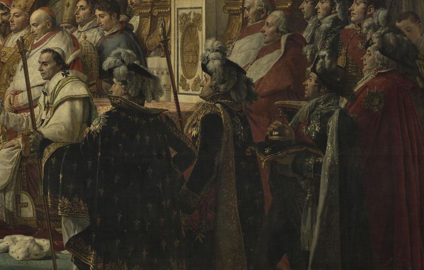 Sacre de l'empereur Napoléon Ier et couronnement de l'impératrice ...