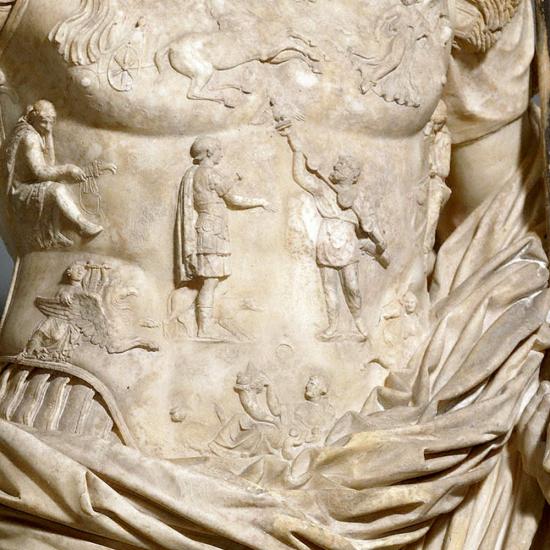 Statue de l’empereur Auguste, dit de Prima Porta par - œuvre d'art ...